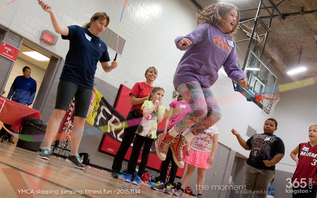 Jump rope demonstration at Kingston YMCA | the moment is captured ...